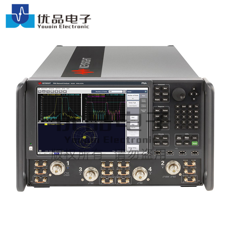 Keysight N5225B PNA 微波网络分析仪，4端口50G, N5225B网络分析仪, Keysight N5225B ...